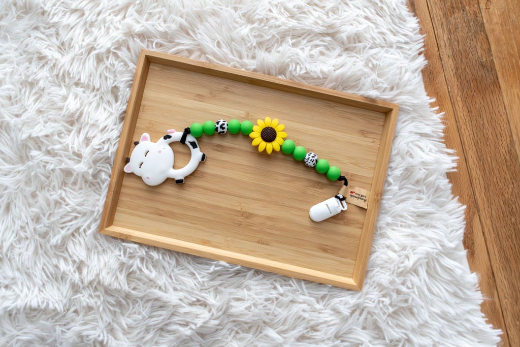 Sunflower Cow Teether | Riehl Simple