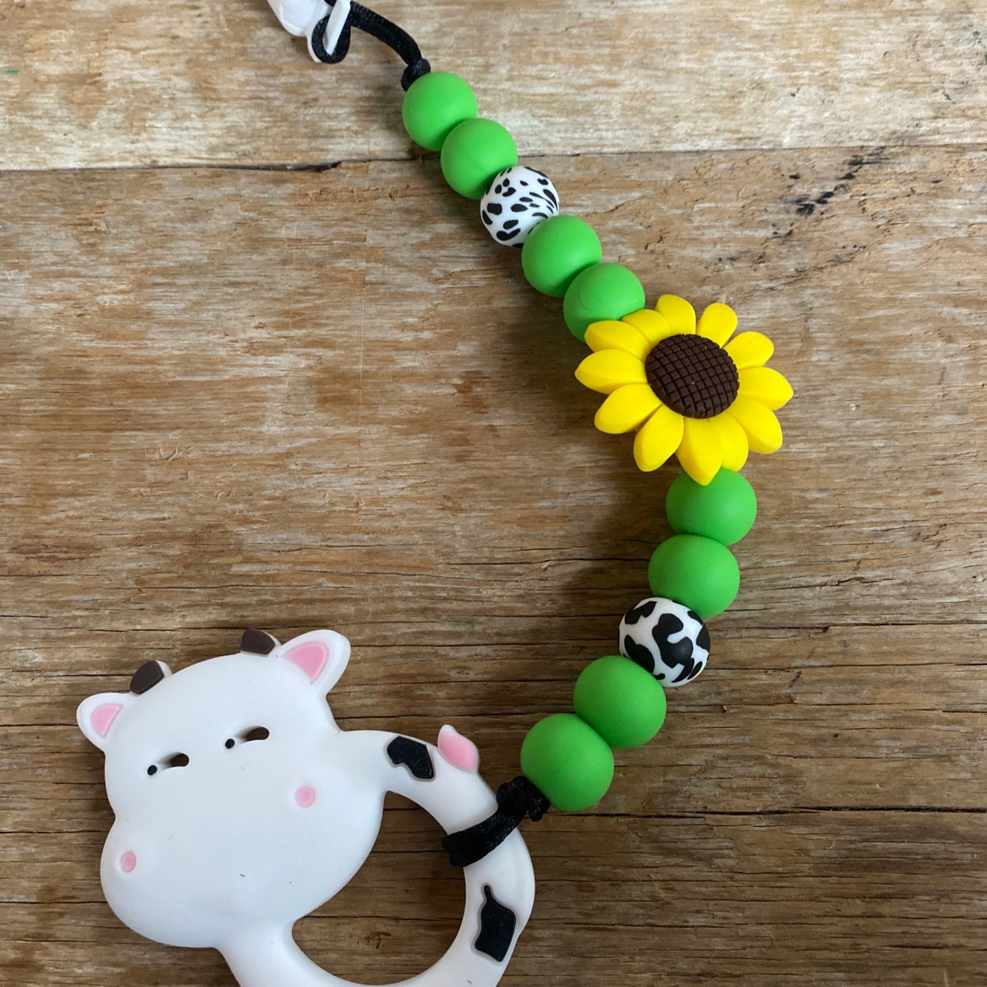 Sunflower Cow Teether | Riehl Simple
